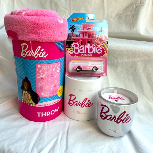 Accessories | Barbie Bundle Barbie Throw Blanket Barbie Hot Wheels ...